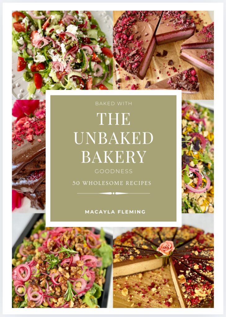 Baked with The Unbaked Bakery Goodness Recipe Book | The Unbaked Bakery